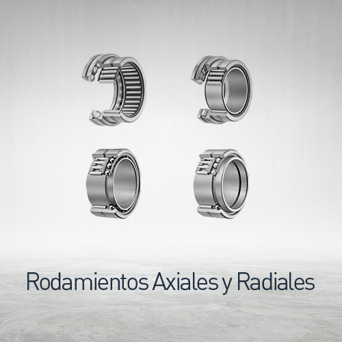 Los rodamientos axiales y radiales combinados abarcan diferentes tipos ...